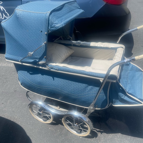Vintage | Accessories | Rare Vintage Antique Baby Stroller Good ...